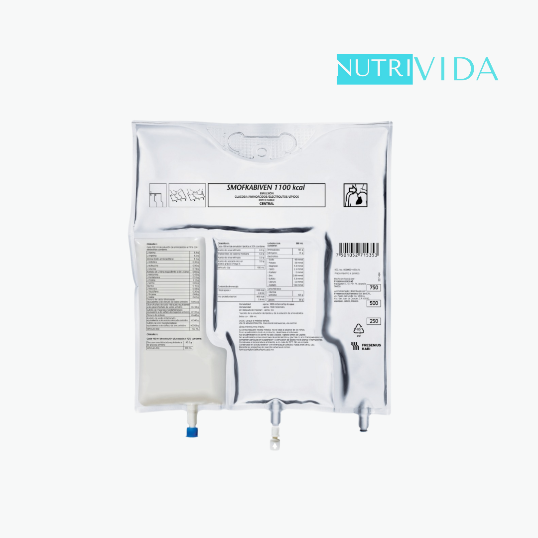 SMOFKabiven Central 986 ml. 1100 kcal| Nutri Vida | Nutricion Paraente ...